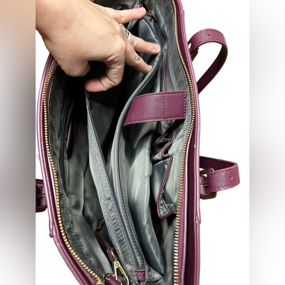 Bags | Womens Laptop Bag Large Deep Plum | Poshmark